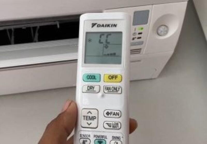 Nguyên nhân máy lạnh Daikin báo lỗi CC và cách xử lý tại nhà